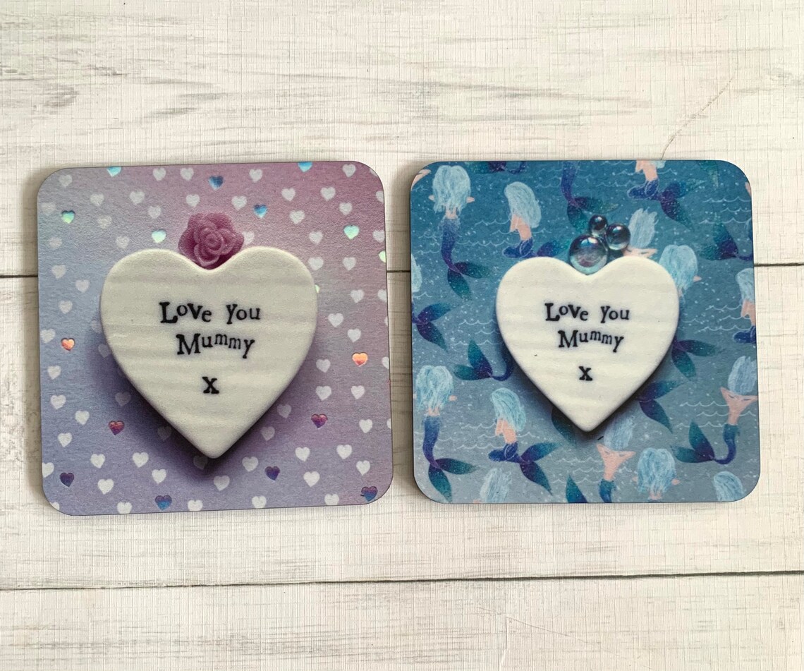 PRINTED Individual Mum Coasters Love You Mummy Coaster New | Etsy