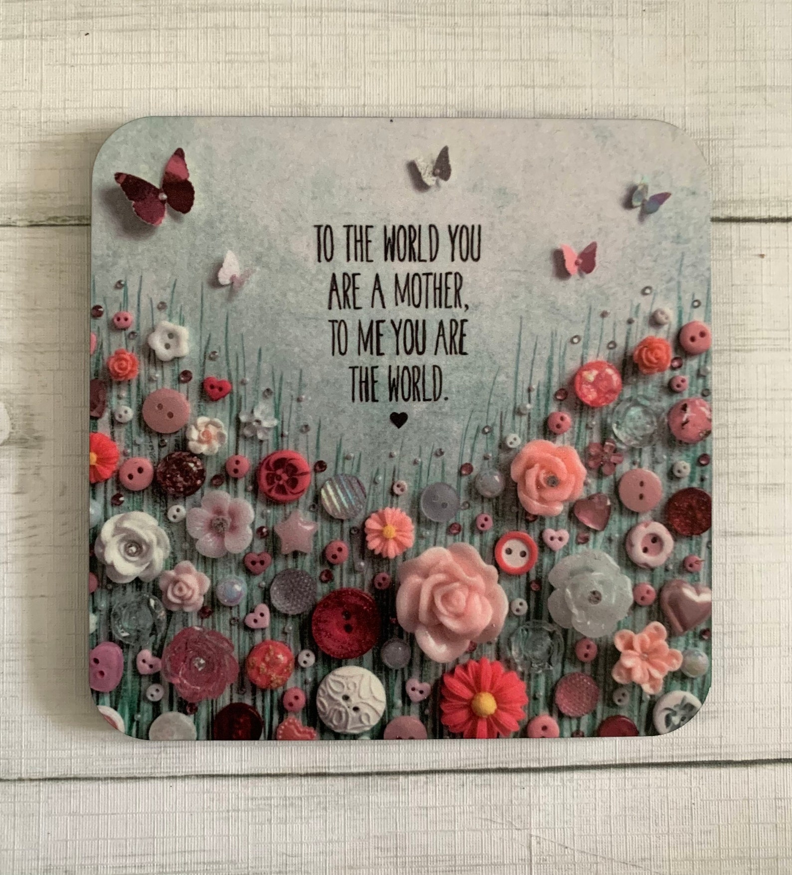 PRINTED Individual Mum Coasters Love You Mummy Coaster New | Etsy UK