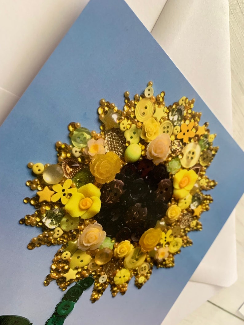 Set of 3 PRINTED A5 Sunflower Postcards, Sunflower Postcard Pack ...