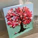 PRINTED Blossom Tree Card Tree Print Card Pink Tree Card - Etsy