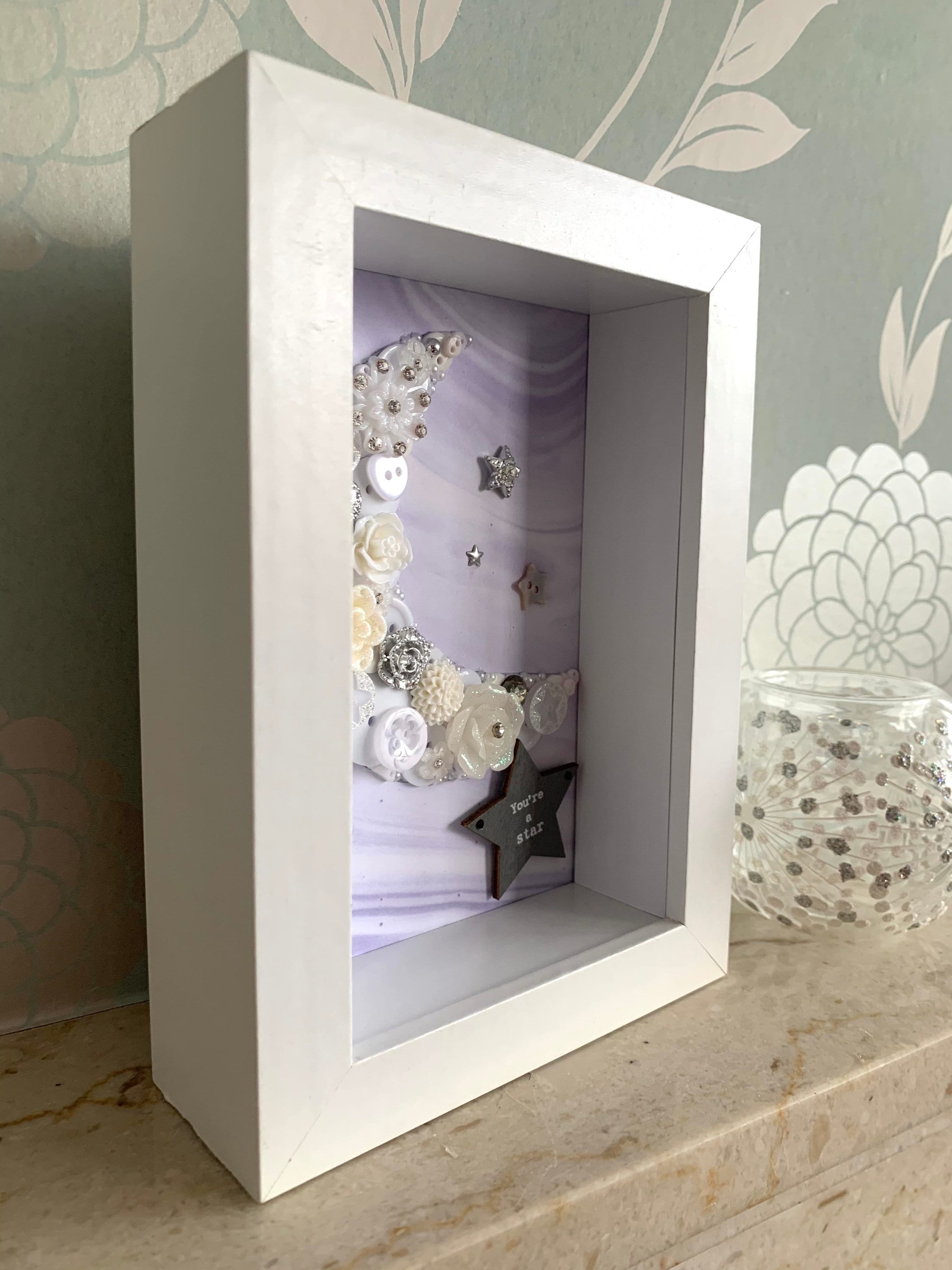 Mini Button Moon Star Theme Decor Youre A Star Button Art | Etsy