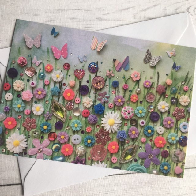 Set Of 5 PRINTED Flower Postcards 5 Postcard Pack Flat | Etsy