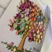 PRINTED Tree Art Card, With Love Card, Flat Printed Cards, Pastel Tree ...
