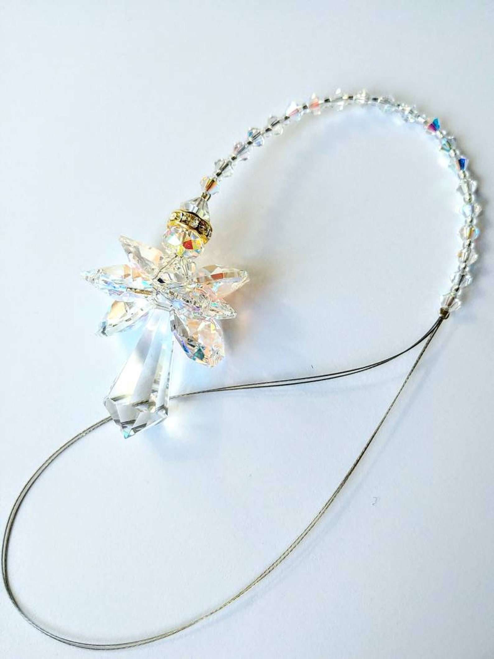 Crystal Suncatcher Guardian Angel Sun Catcher Rainbow Suncatcher Car ...