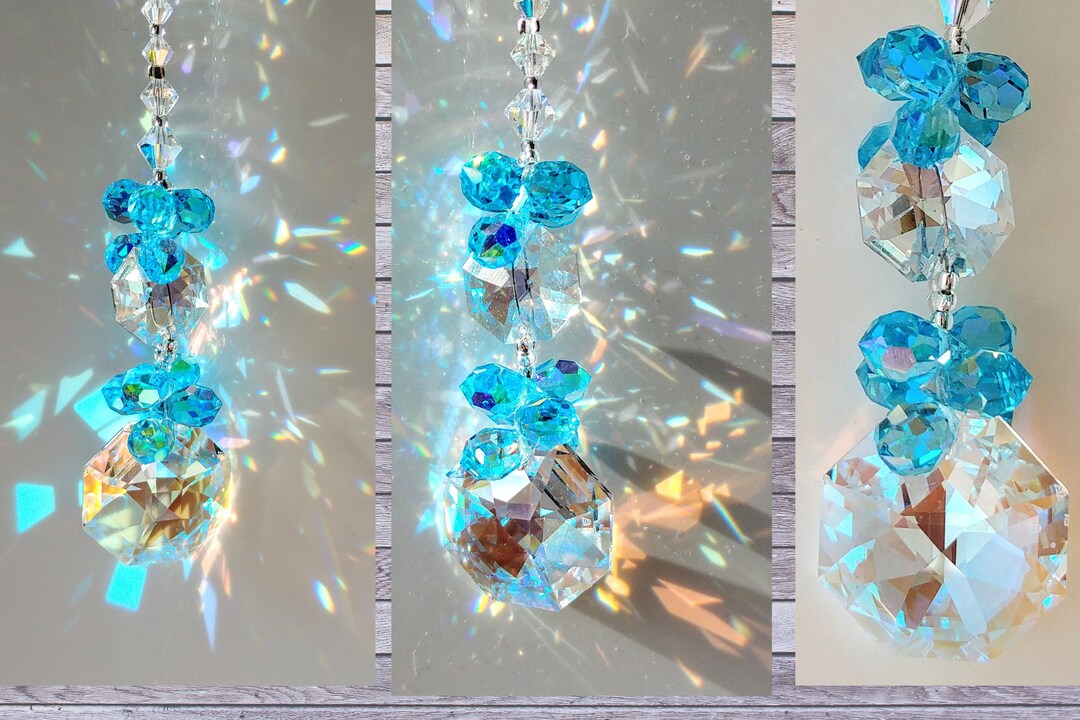 Crystal Suncatcher Rainbow Suncatcher Car Charm or Window Sun Catcher ...