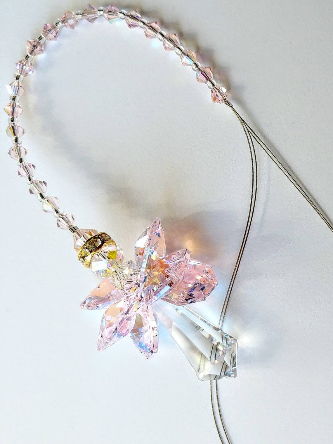 Crystal Suncatcher Guardian Angel Sun Catcher Swarovski - Etsy
