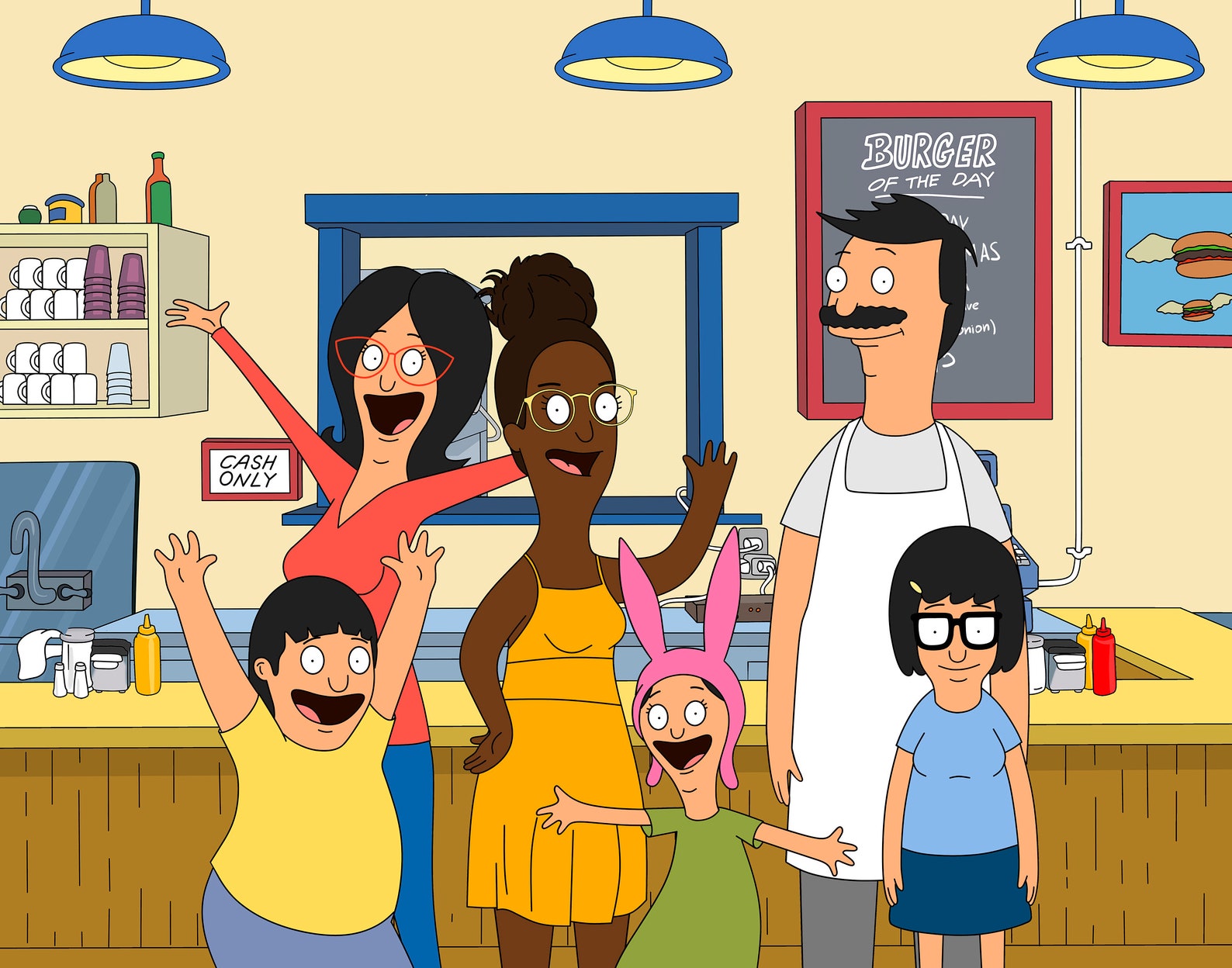 Custom Bobs Burgers Portrait Cartoon Portrait Anniversary - Etsy