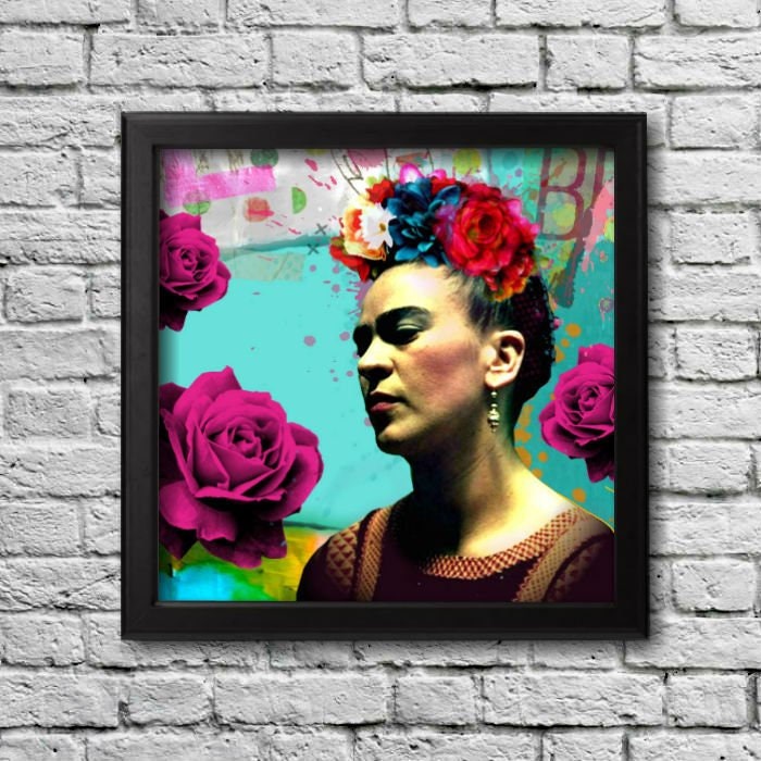 Frida Kahlo Print Ready to Hang Art Giclee Digital Print on - Etsy