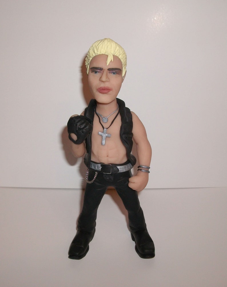 Billy Idol Figurine, Generation X,punk Rock Star Doll, Miniature ...
