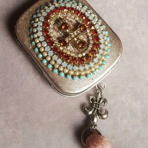 Unique Virgin Mary Shrine, Mini Altoid Altar, One-of- A- Kind Religious ...