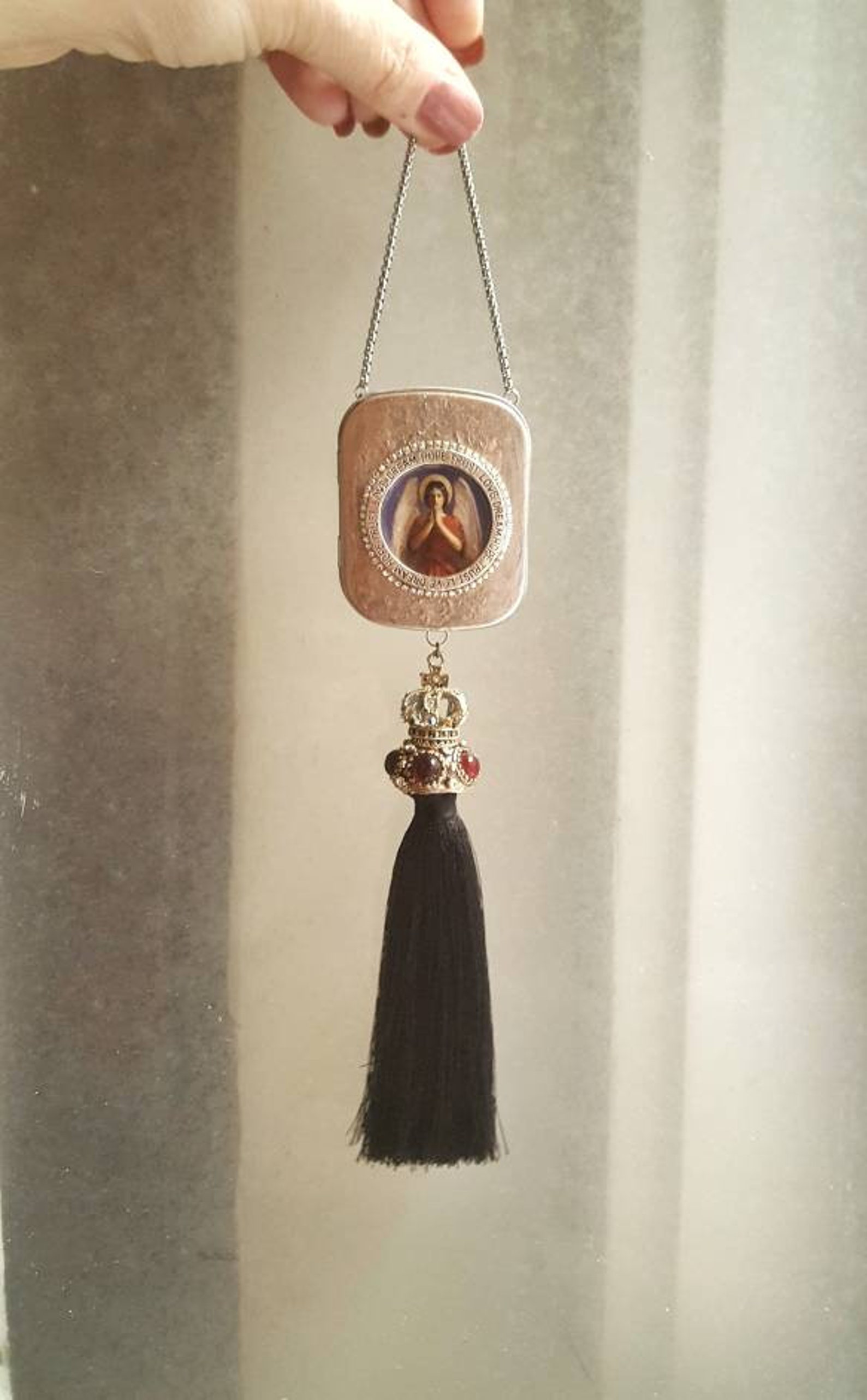 Unique Tiny Virgin Mary Shrine, Mini Altoid Altar, One-of- A- Kind ...