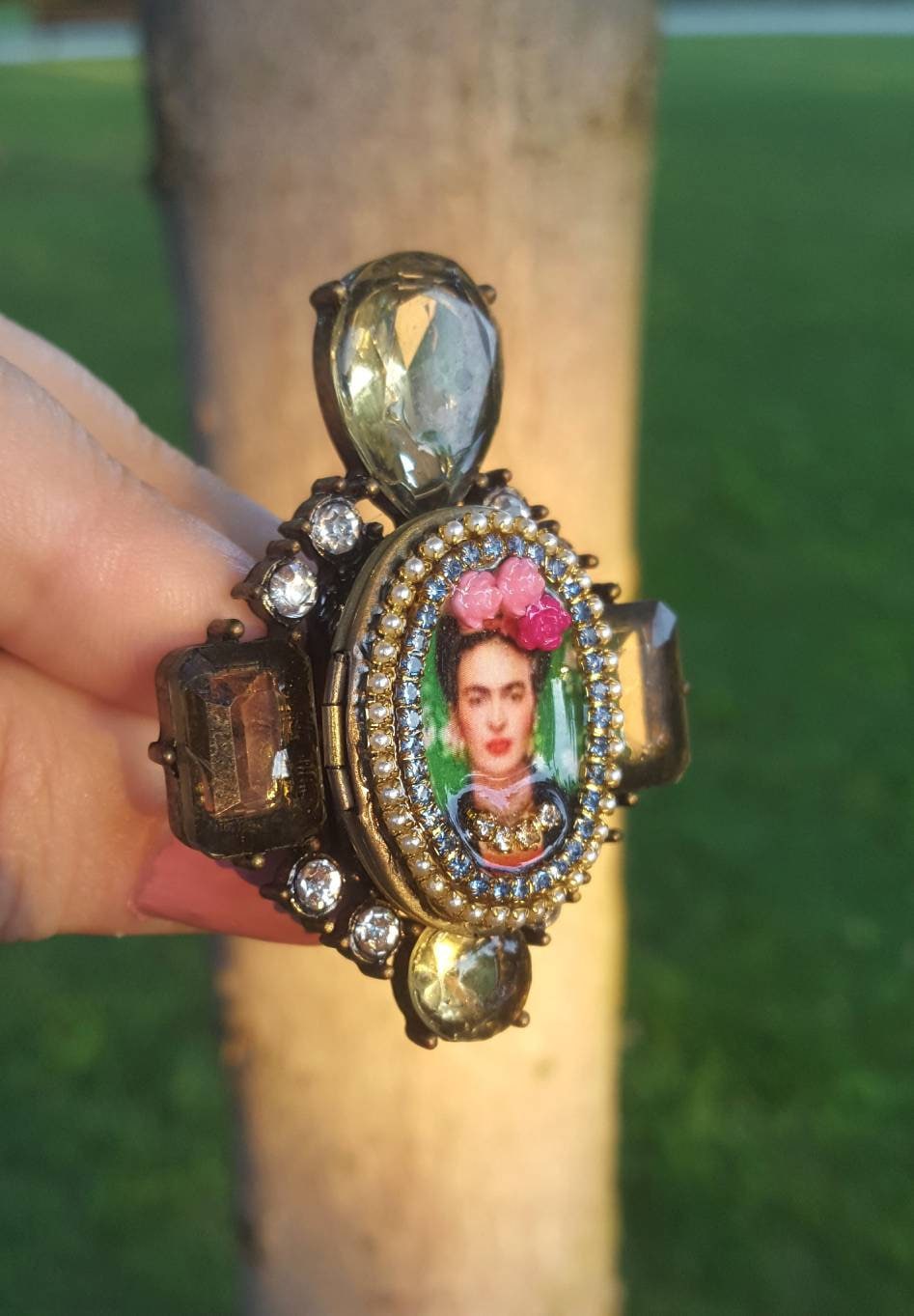 Dramatic Ring Frida Kahlo Ring Bohemian Ring Unique Poison - Etsy