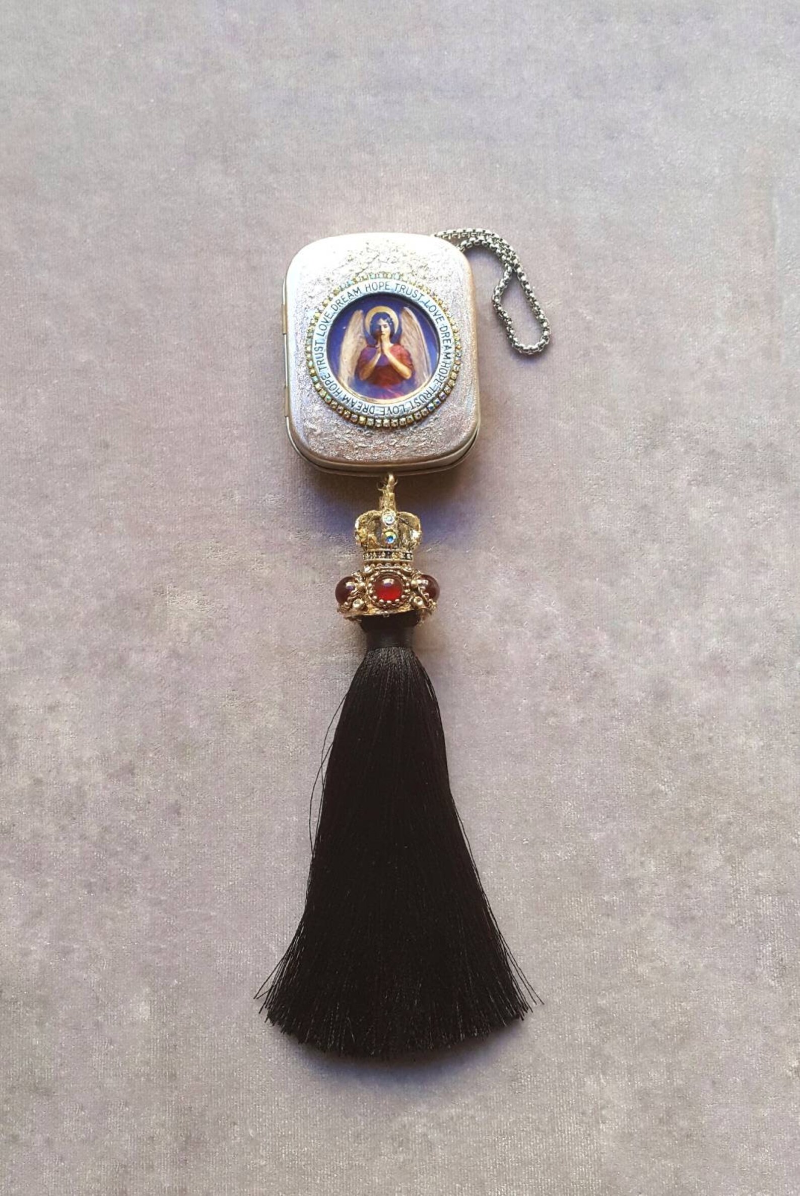 Unique Tiny Virgin Mary Shrine, Mini Altoid Altar, One-of- A- Kind ...