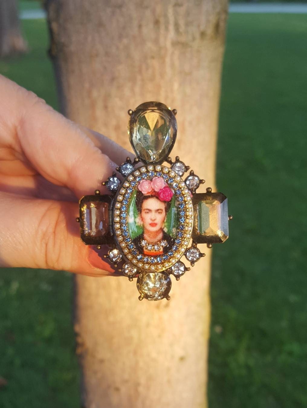 Dramatic Ring Frida Kahlo Ring Bohemian Ring Unique Poison - Etsy