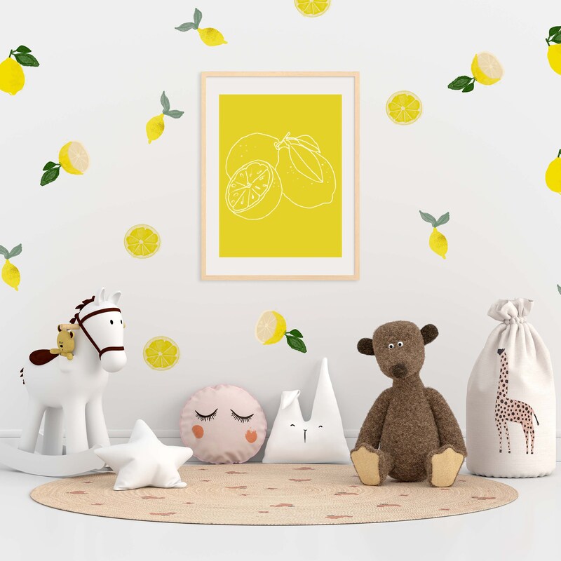 Lemon Wall Decals - Etsy