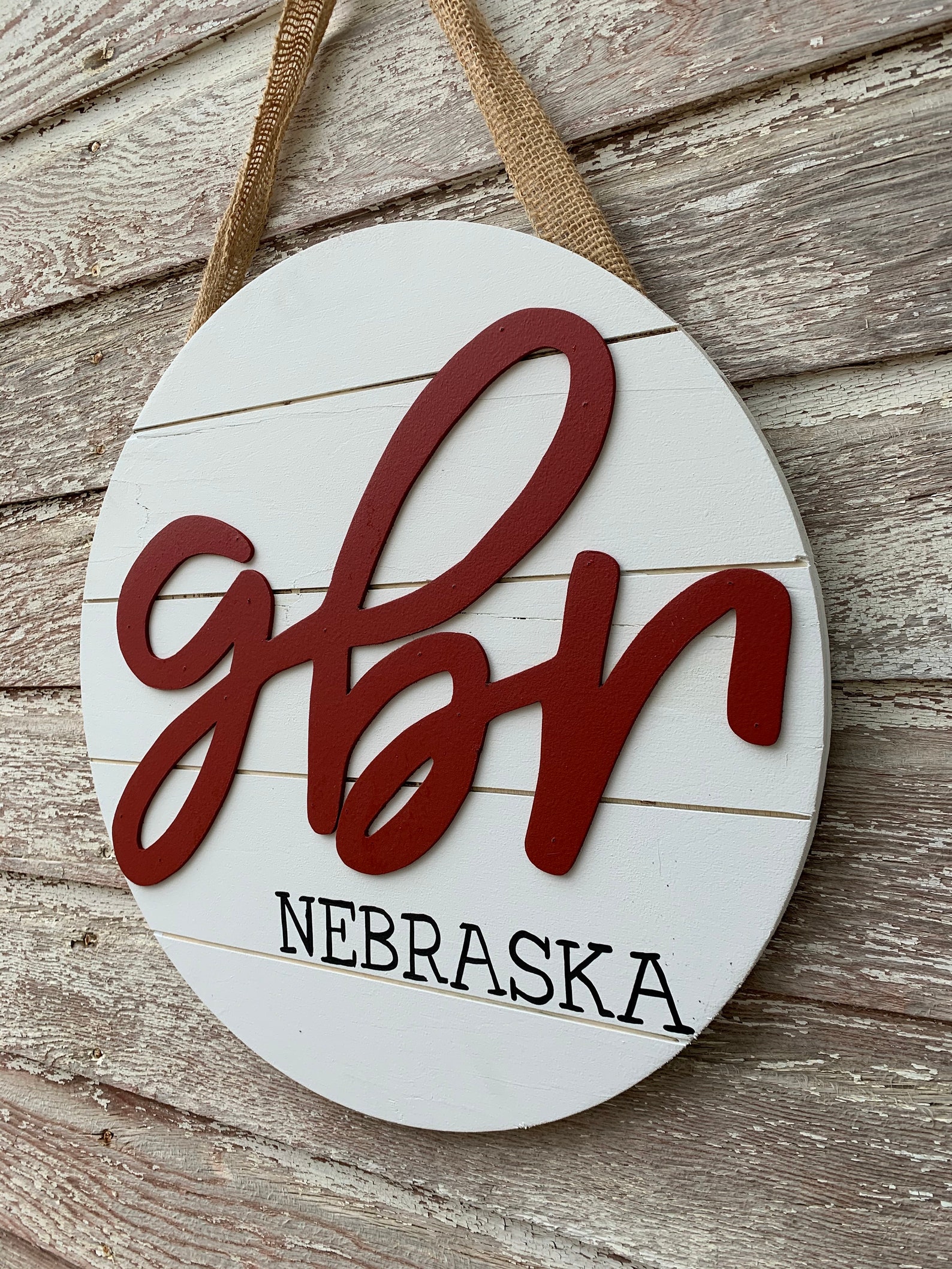 GBR Go Big Red Nebraska Huskers Husker Football | Etsy