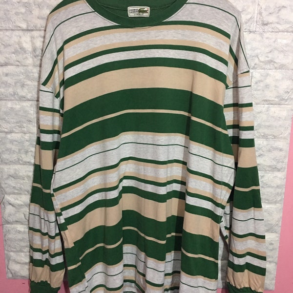 Vintage Stripe Lacoste - Etsy