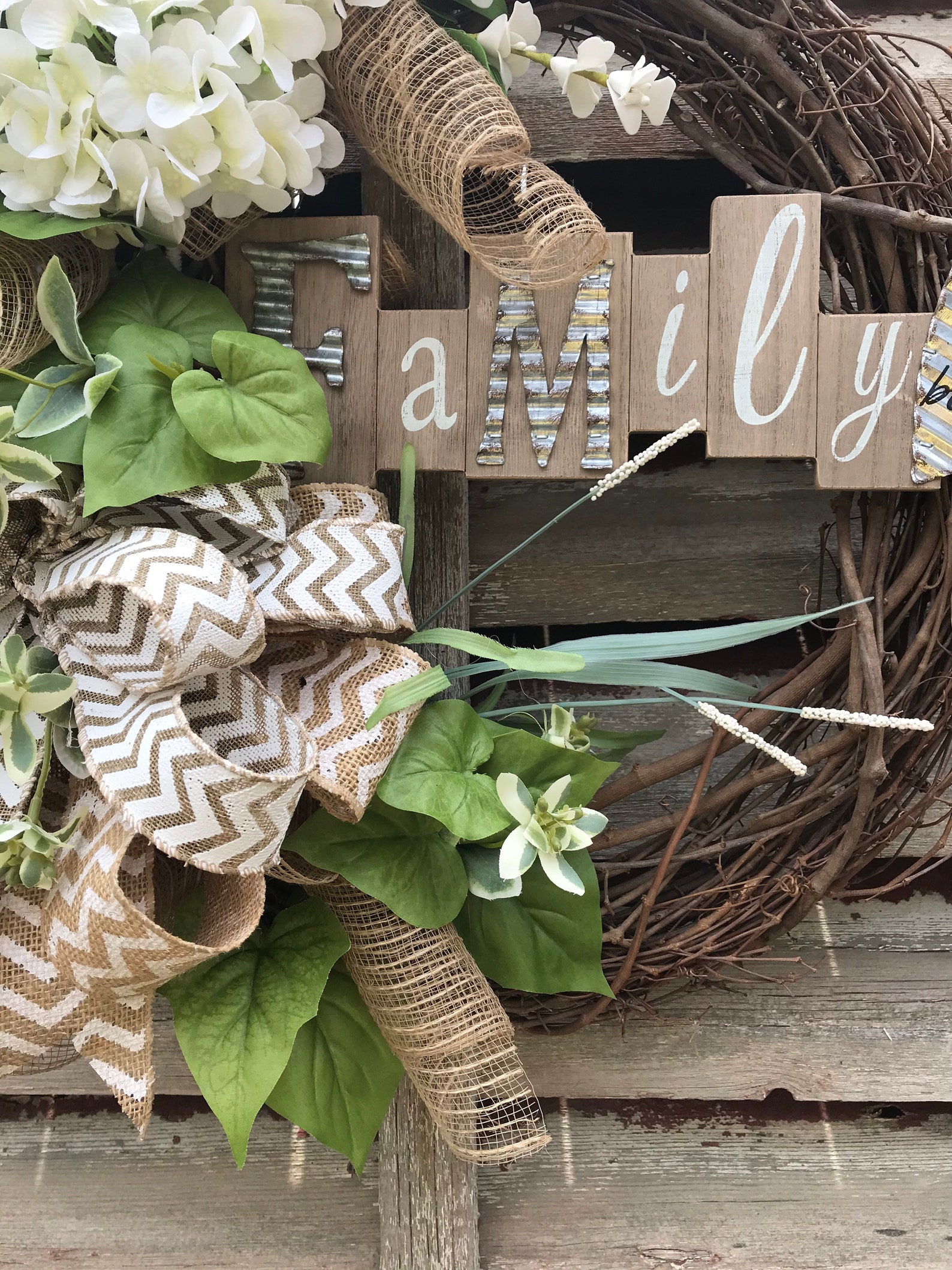 Farmhouse Hydrangea family Spring or Summer - Etsy