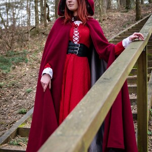 Hooded Cloak With Arm Slits, Medieval Cloak, Viking Cloak, Hooded Cape ...