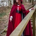 Hooded Cloak With Arm Slits, Medieval Cloak, Viking Cloak, Hooded Cape ...
