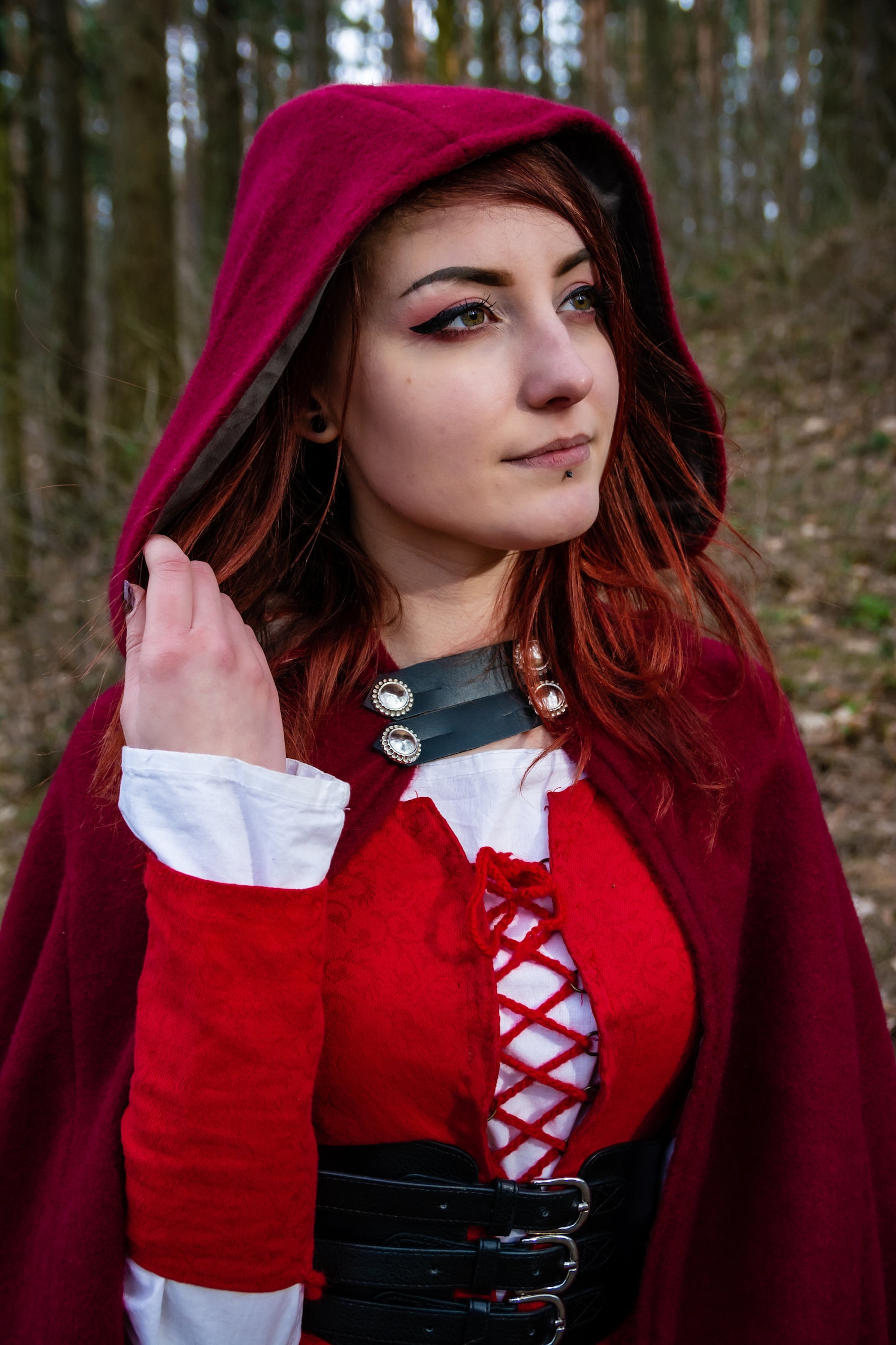 Hooded Cloak With Arm Slits Medieval Cloak Viking Cloak - Etsy