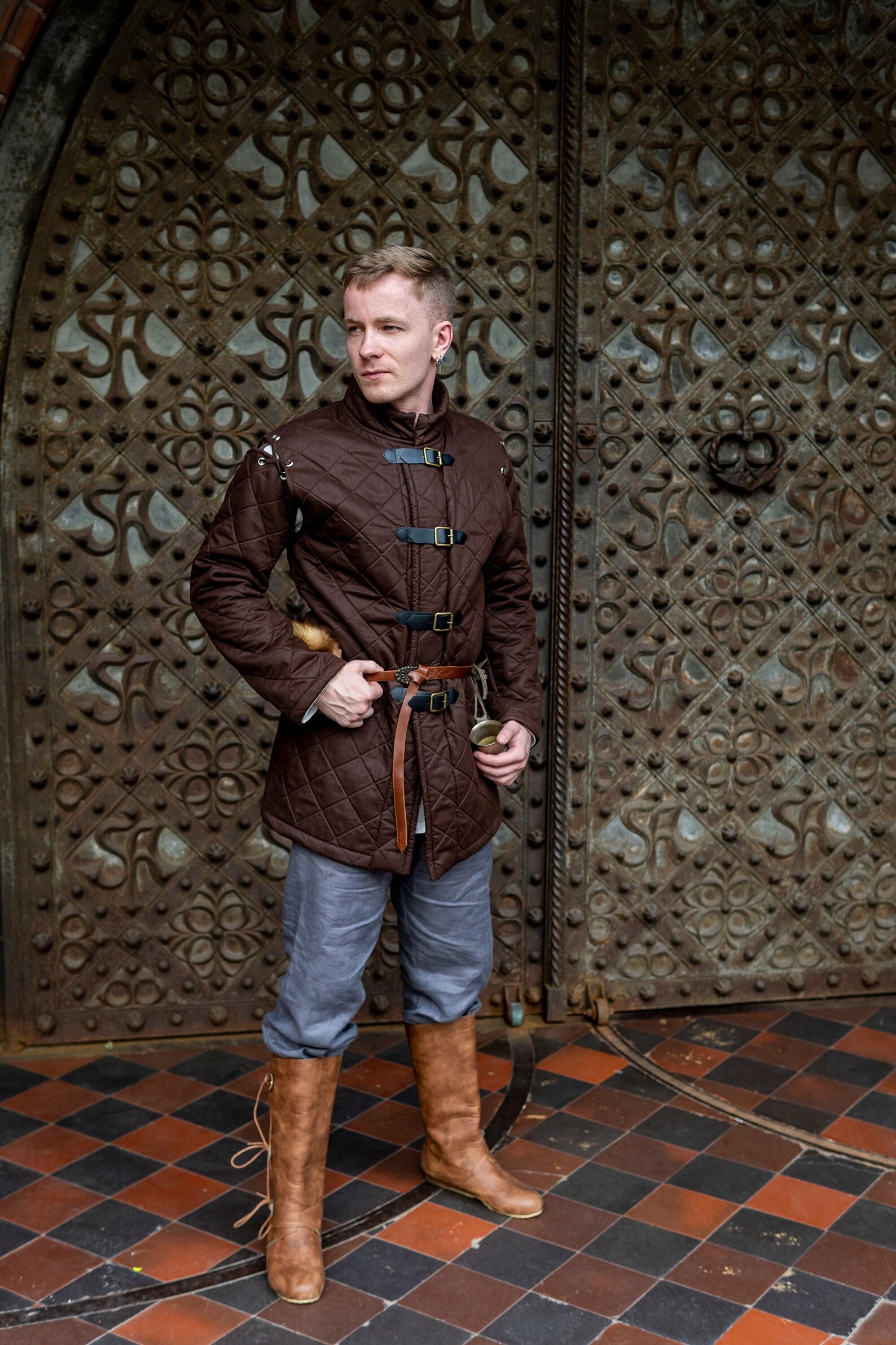 Medieval Knight Gambeson With or Without Sleeves (detachable), Middle ...