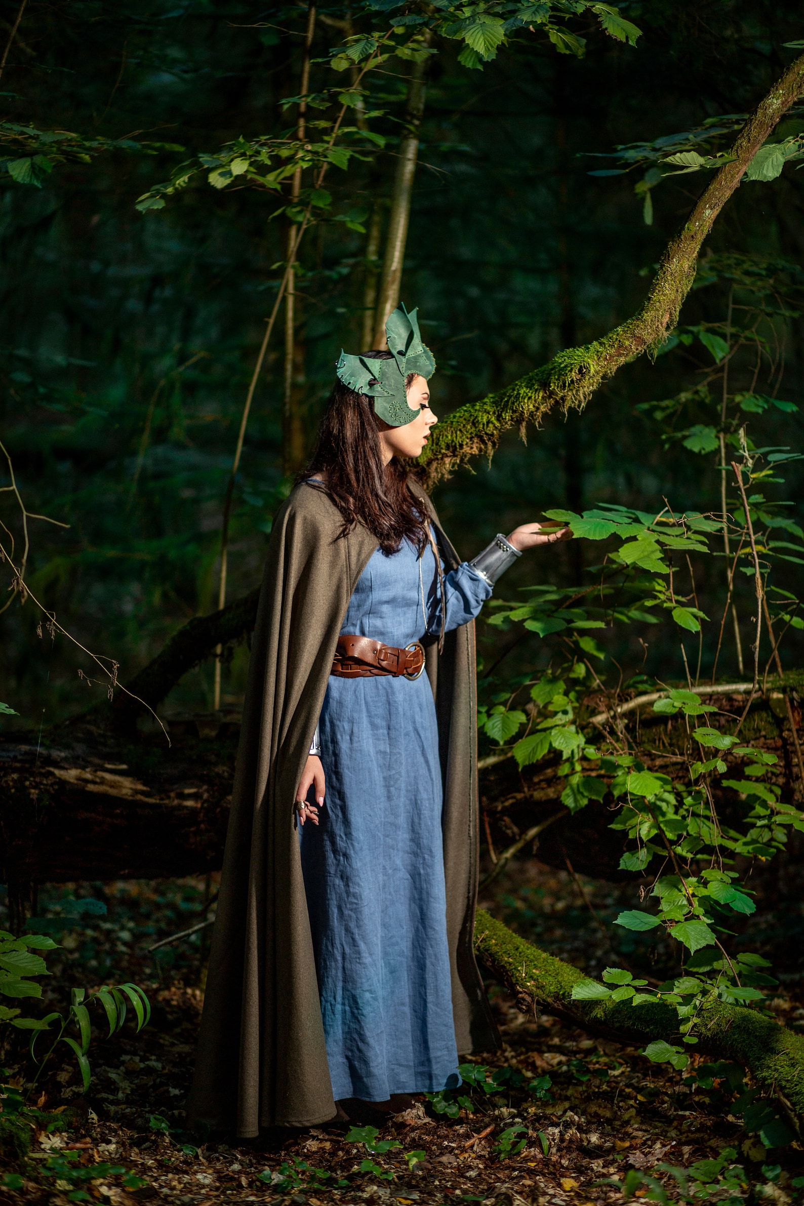 Medieval Hoodless Cape, Viking Cloak, Bridal Wedding Cape, Wicca Cloak ...