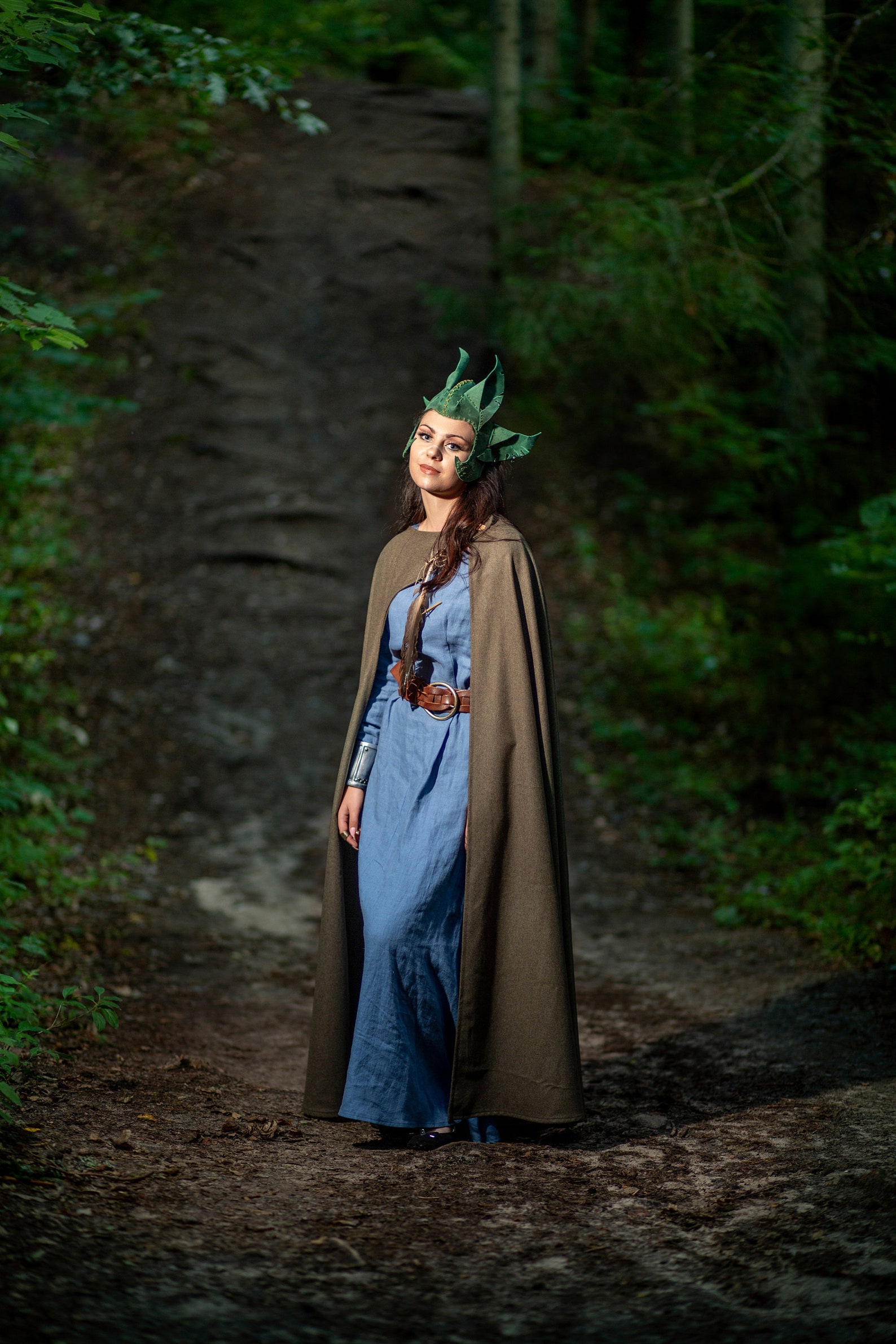 Medieval Hoodless Cape, Viking Cloak, Bridal Wedding Cape, Wicca Cloak ...