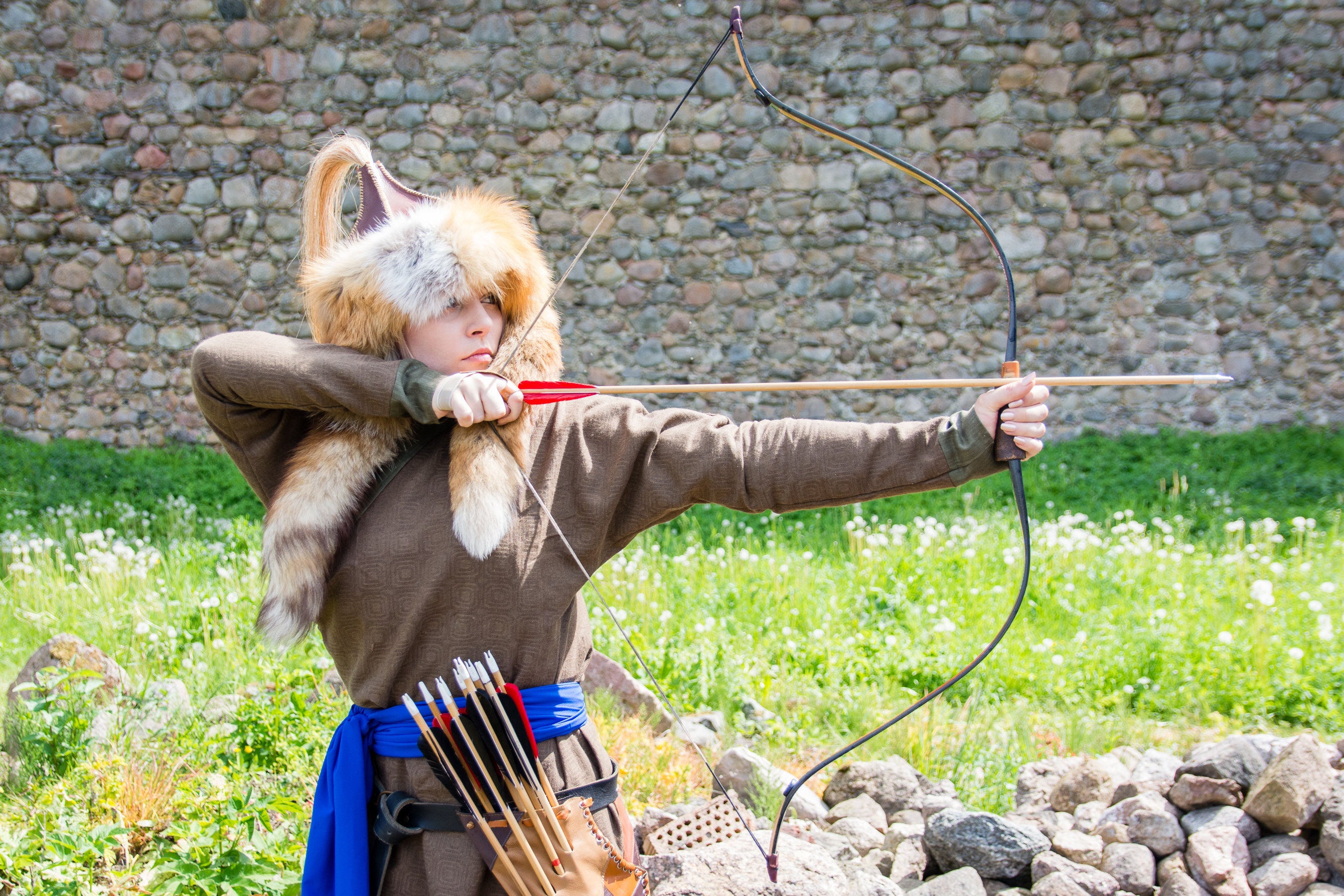 Mongolian Deel / Asian Historical Cotton Coat | Etsy