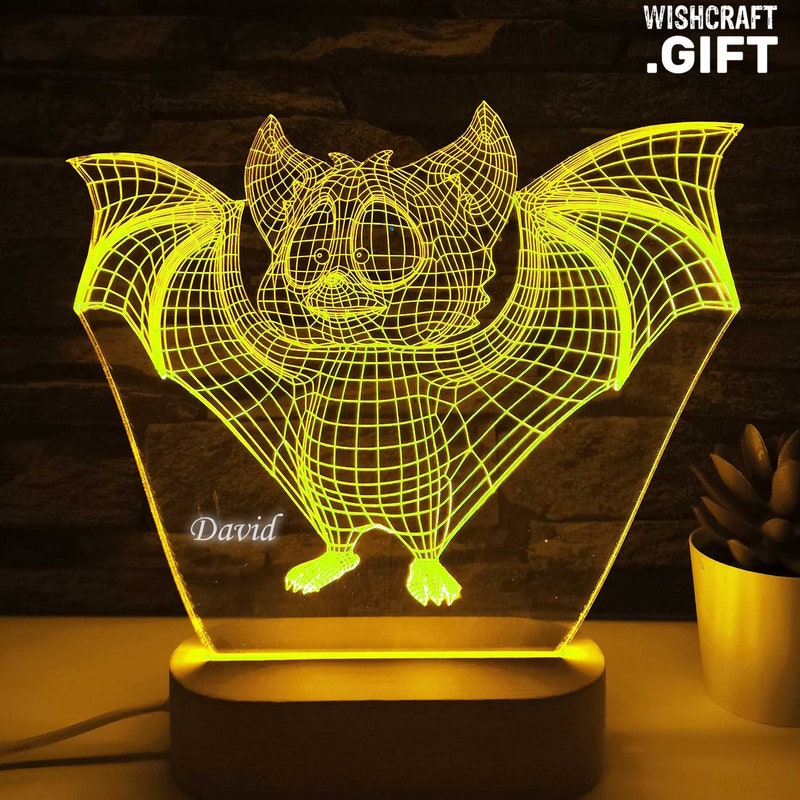 Bat Lamp - Etsy