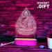 Buddha LED Lamp: Color Changing Meditation Light, Buddhist Gift - Etsy