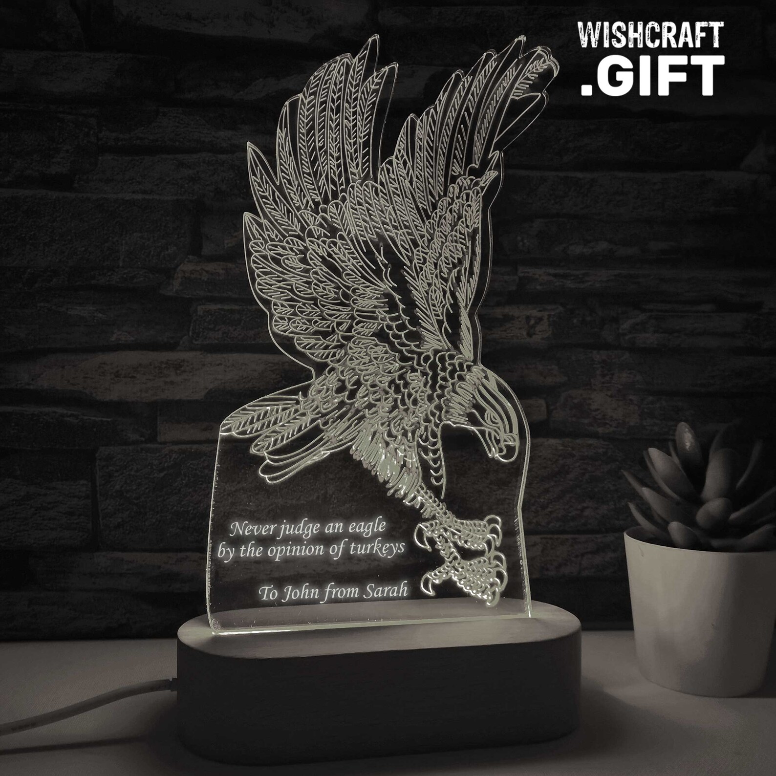 Eagle Gift Eagle Lamp Cute Eagle Eagle Bird Kids Room - Etsy