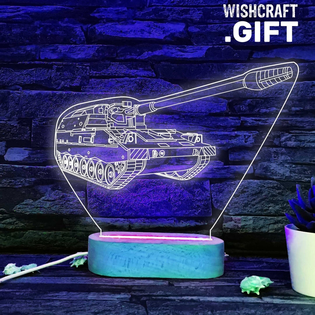 Military Gift, Army Gift, Tank Lover Gift, Tank LED Lamp, Tank Kid ...