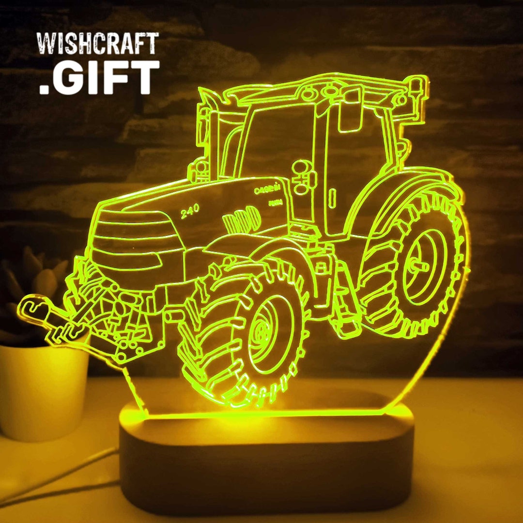 Tractor LED Lamp: 7-color Changing Agricultural Gift - Etsy