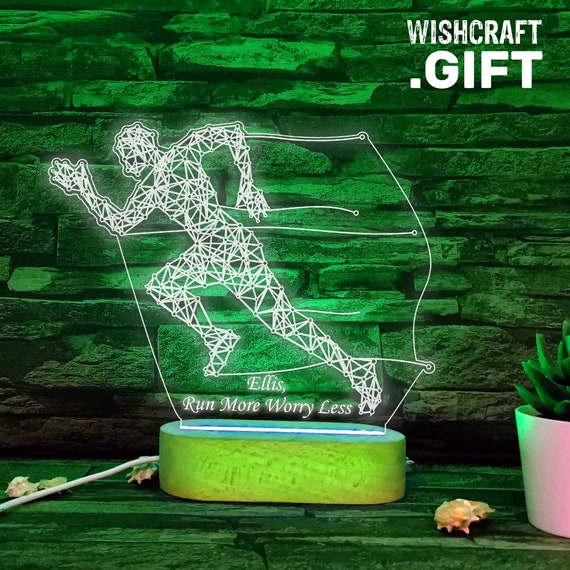 Running Gift Runner Led Lamp Runners Gift Running Lamp Run | Etsy