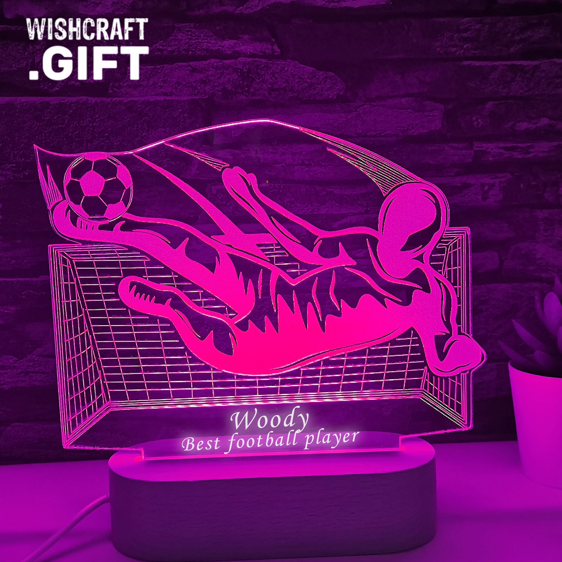 Goalkeeper Soccer Player Gift Goalkeeper Gift Football LED | Etsy