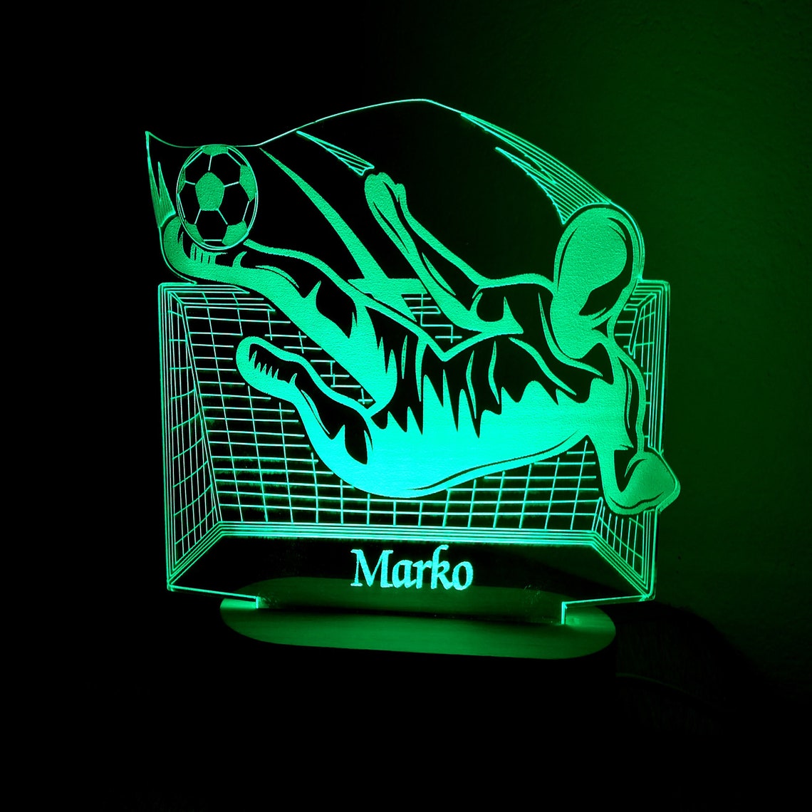 Goalkeeper Soccer Player Gift Goalkeeper Gift Football LED | Etsy