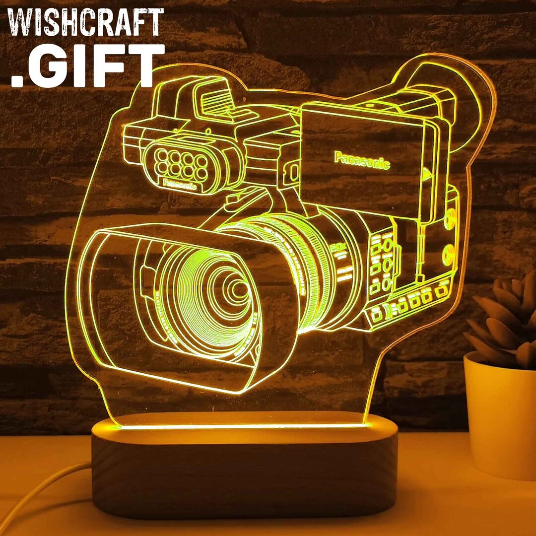 Gift for Cameraman, Camera Camcorder Lamp, Television Cameraman, Movie ...