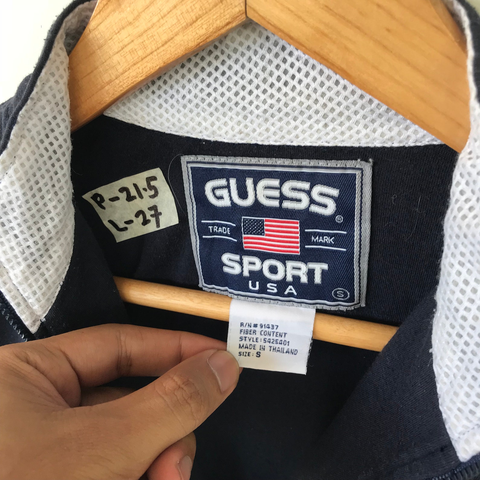 Rare Vintage GUESS SPORT Usa Small Logo Multicolour Half Zip Longsleeve ...