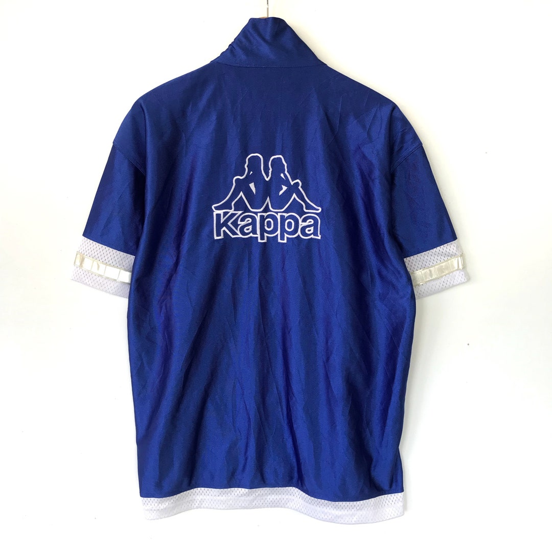 Rara Camisa vintage con cremallera y logo grande de KAPPA con luz de ...