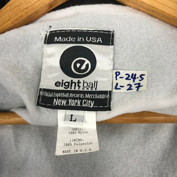 Rare!! Vintage 90s Eight Ball Records Label House Hip… - Gem