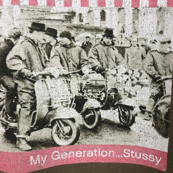 Vintage 90s Stussy Mods My Generation Photoprint Uk T… - Gem