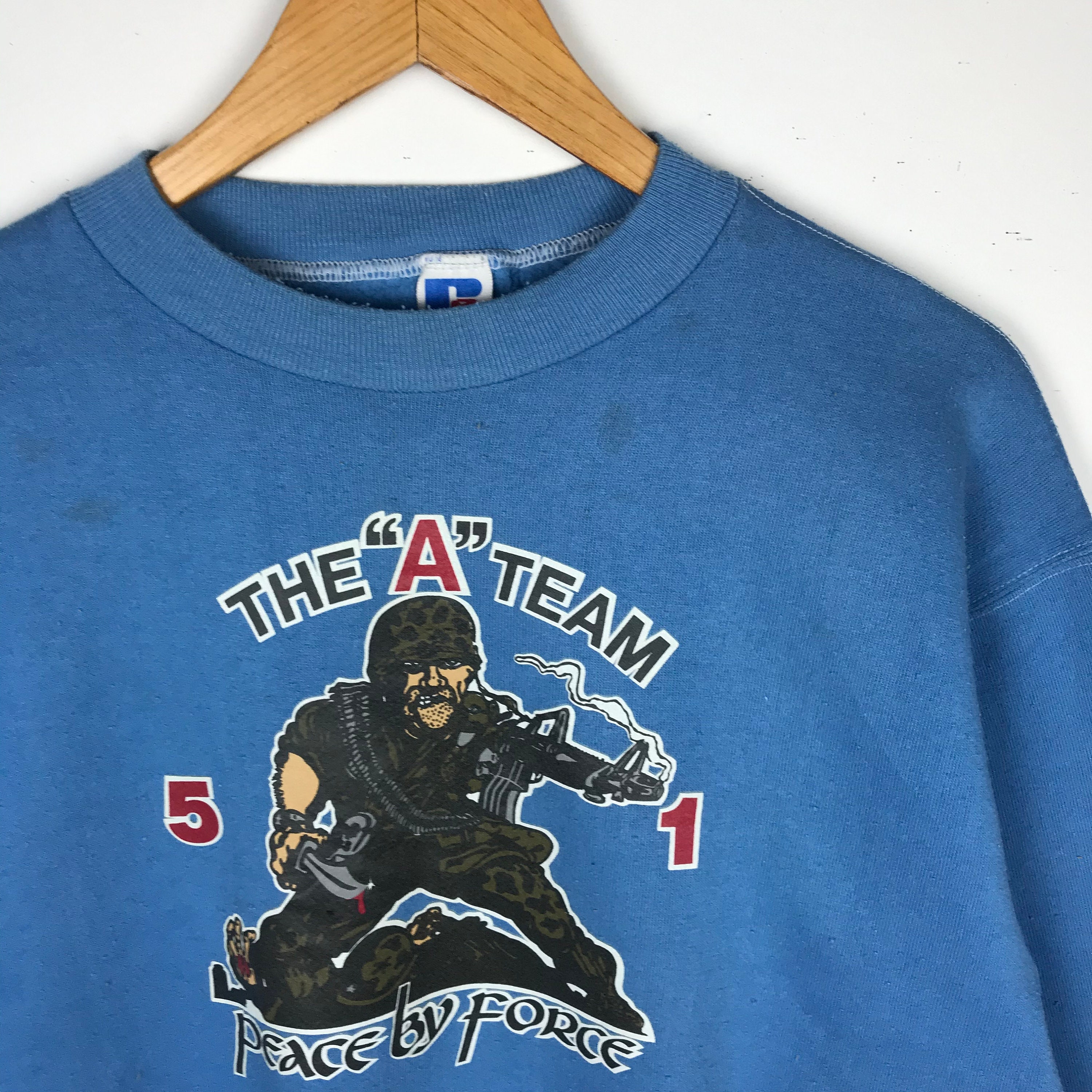 Rare Vintage THE A TEAM peace by Force Hunt Stockwell - Etsy