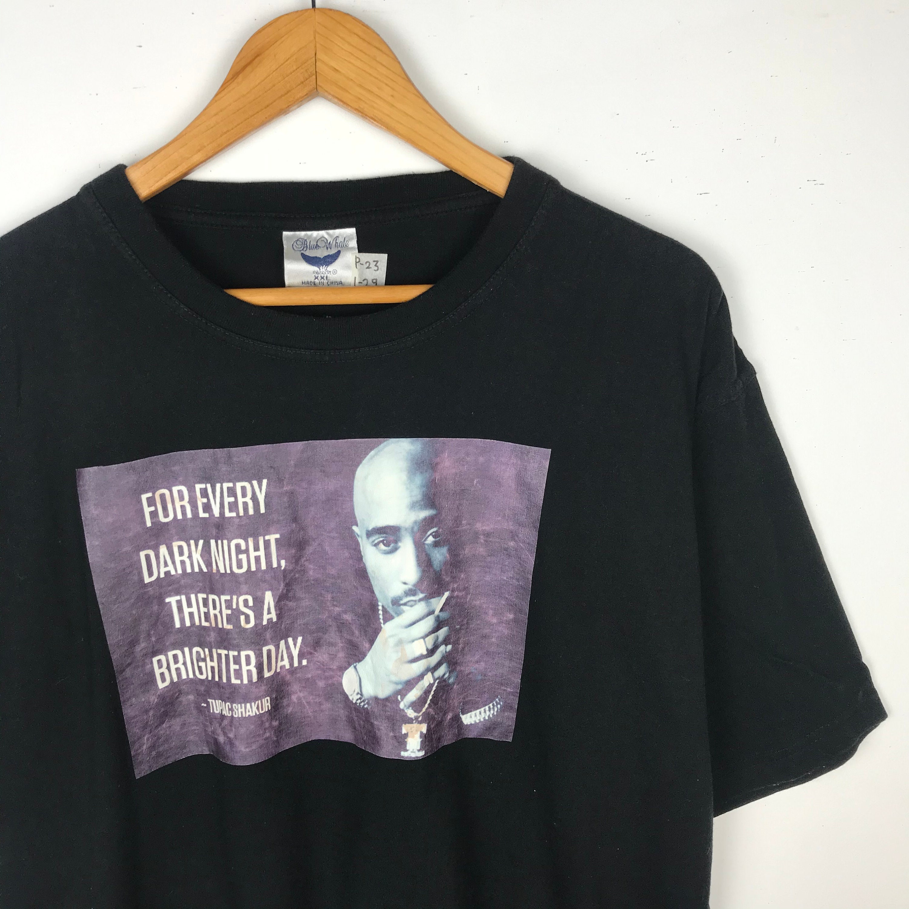 Rare Vintage Bootleg Tupac Shakur American Rapper Hip Hop Legends T ...