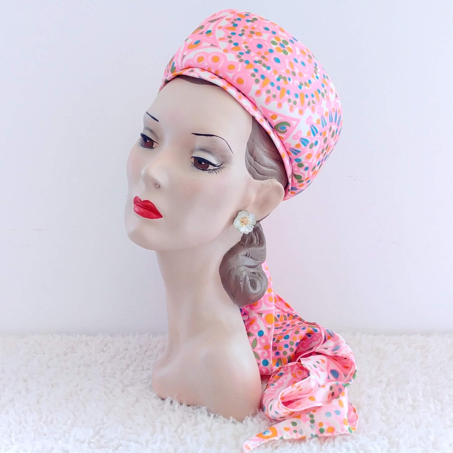 Vintage 1960's Sally Victor Hat 60's Wimple Hat - Etsy