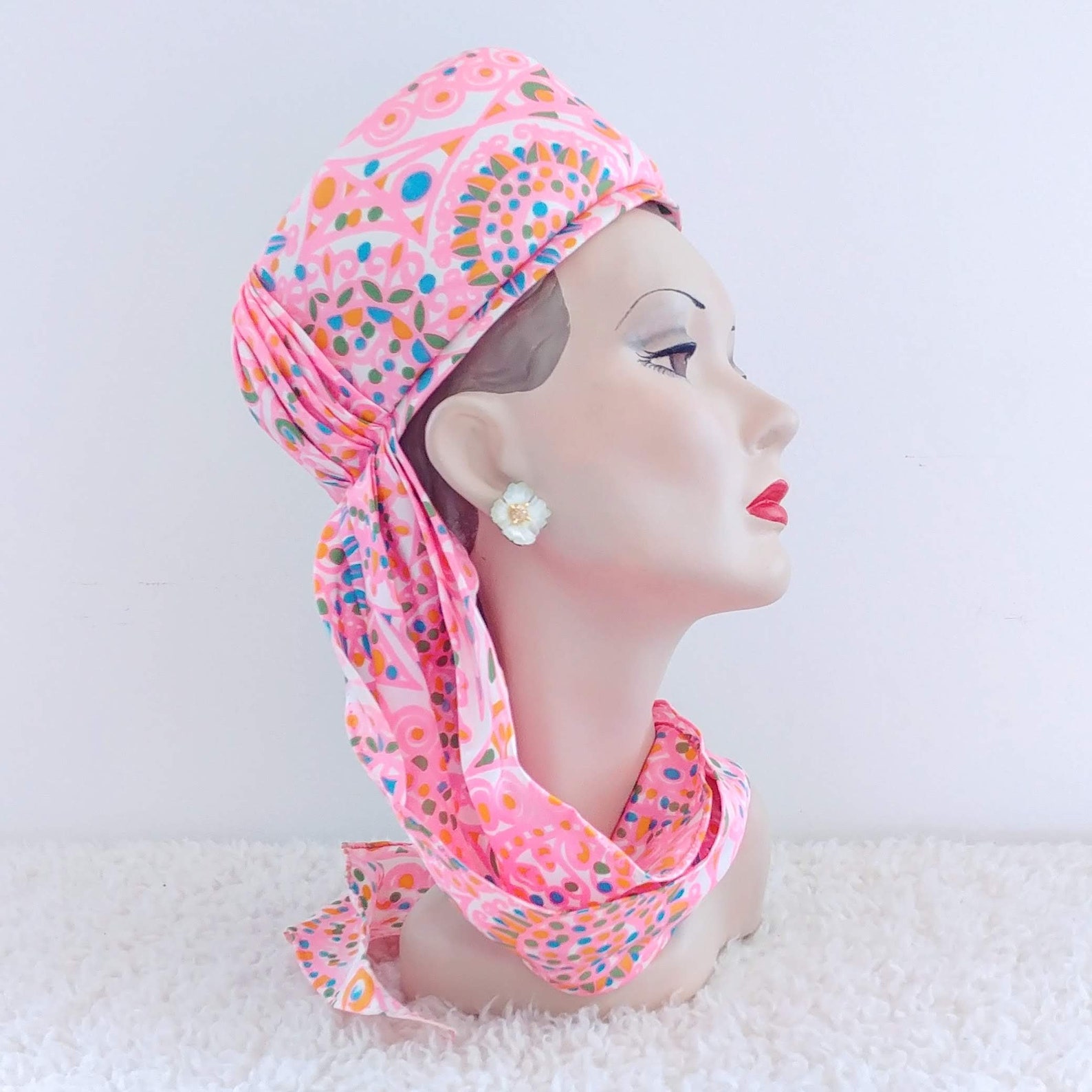 Vintage 1960's Sally Victor Hat 60's Wimple Hat | Etsy