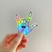 ILY ASL Stickers Woman's Hand Stickers ASL I Love You Sign Language ...