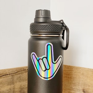 ILY ASL Sticker • I Love You Hand Design Sticker | I Love You Hand ...