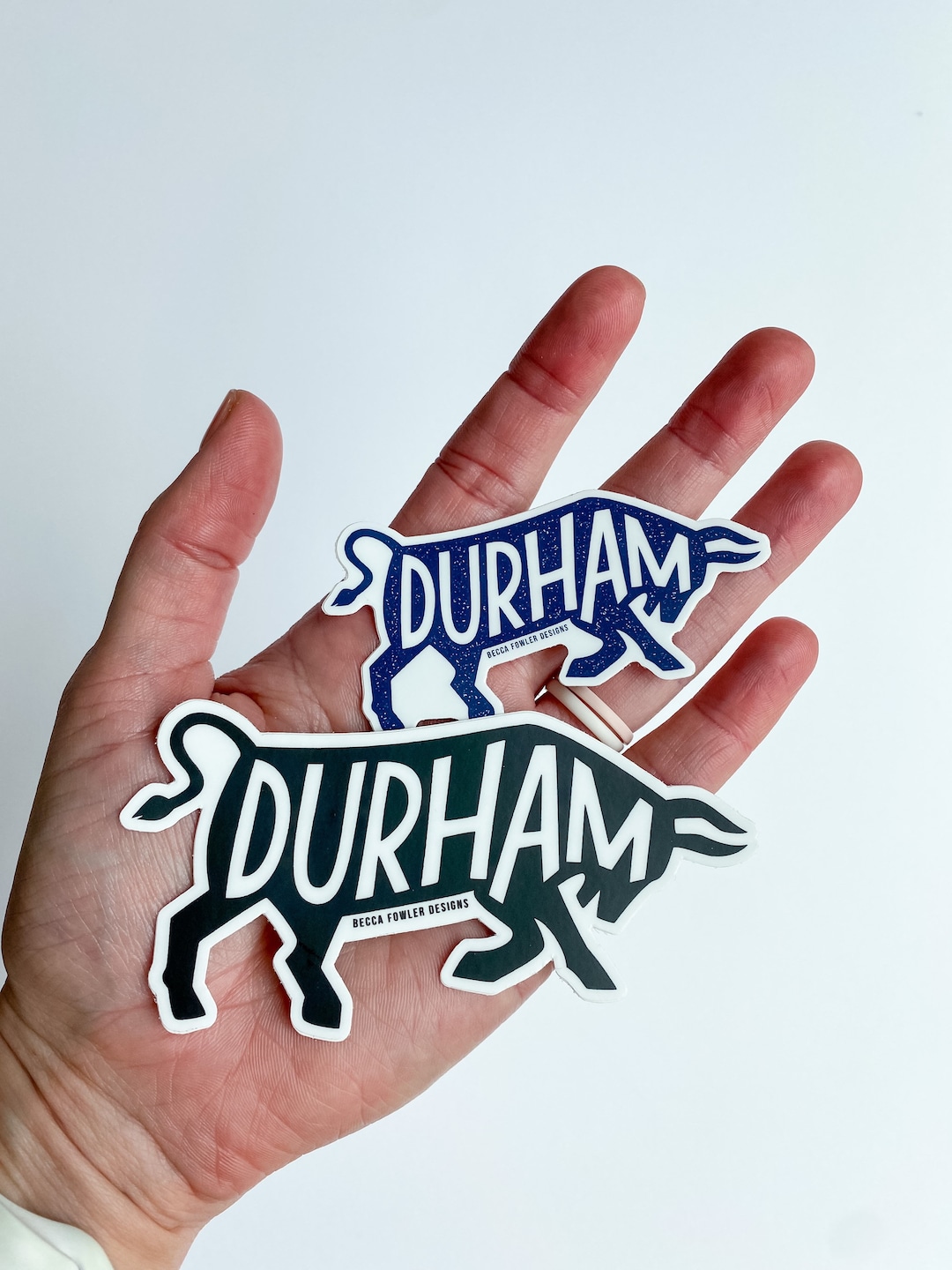 Durham Bull Sticker • Bull City Sticker | Durham Bulls Design Sticker ...
