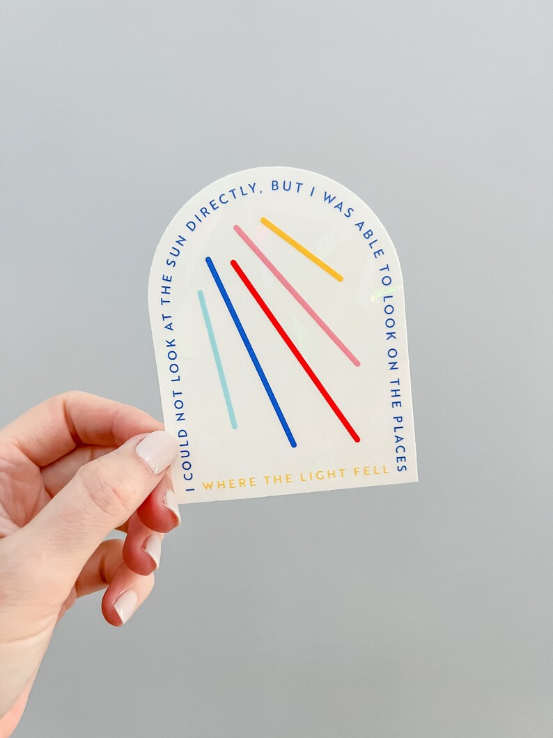Sun Catcher Sticker Inspirational Quote Encouragement - Etsy